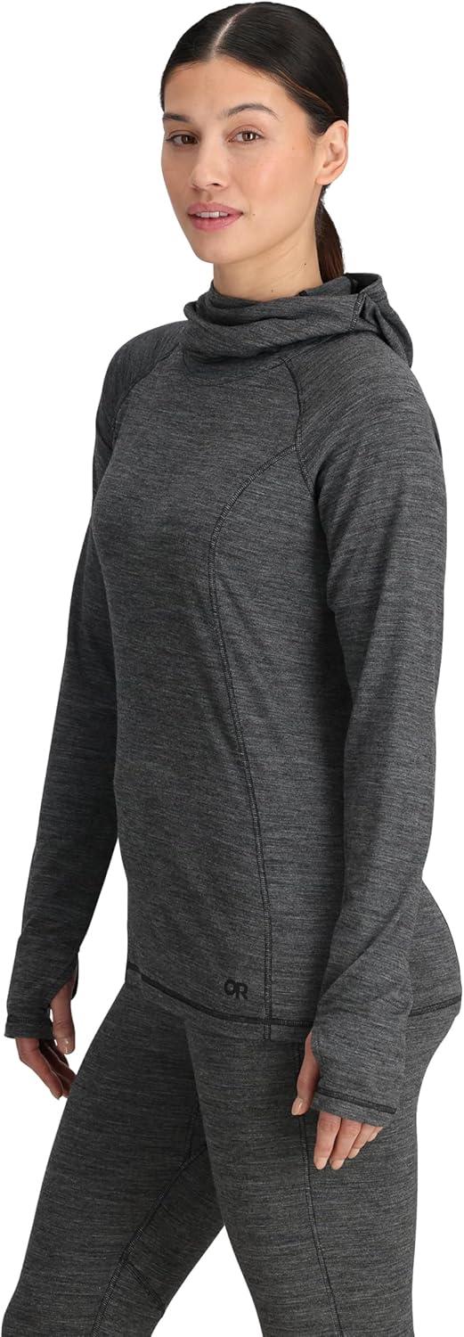 Outdoor Research Women’s Alpine Onset Merino 150 Hoodie(Black Heather ...