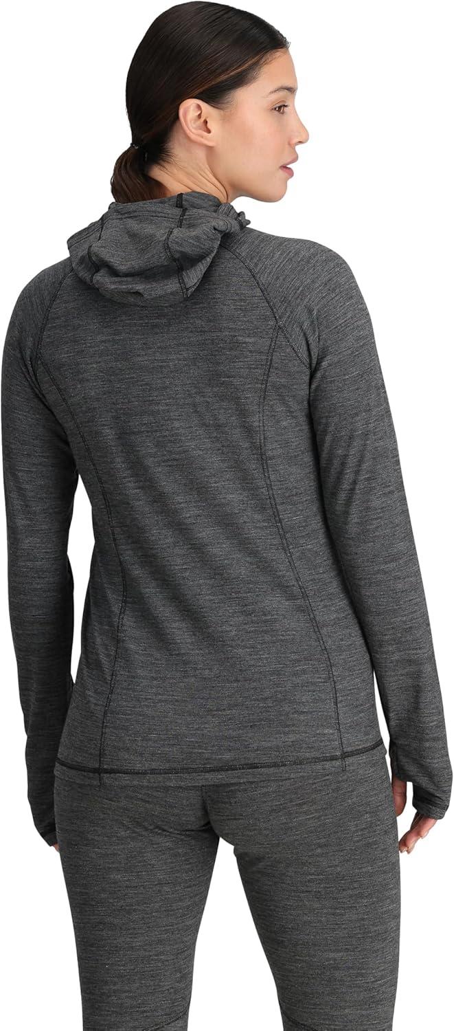 Outdoor Research Women’s Alpine Onset Merino 150 Hoodie(Black Heather ...